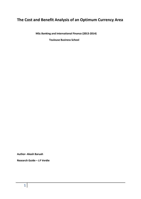 Adopting A Common Currency | PPT