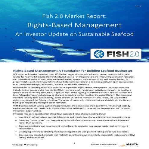 Fish2.0MarketReport_RBM | PDF
