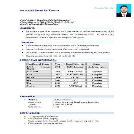 CURRICULUM VITAE | DOCX