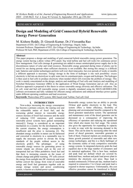 DESIGN AND MODELLING OF STANDALONE HYBRID POWER SYSTEM WITH MATLAB ...