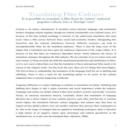 Translating Film Cultures | PDF