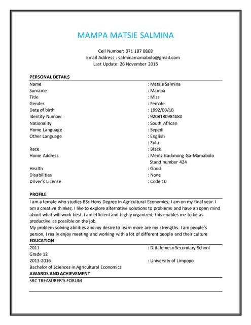 CurriculumVitae(1) | PDF