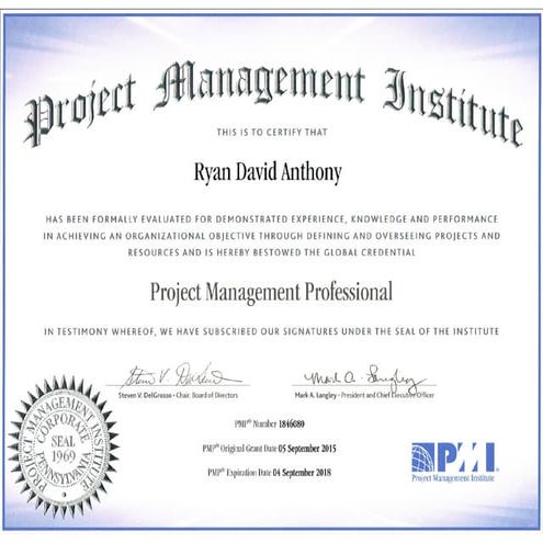 PMP CERT | PDF