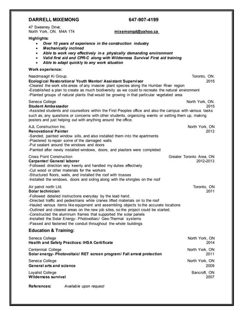 Tim Ryan Resume | PDF