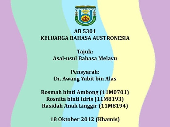 Bahasa Melayu Klasik (STPM Sem 1) | PPT
