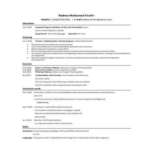 Radwa Mohamed Feshir | PDF