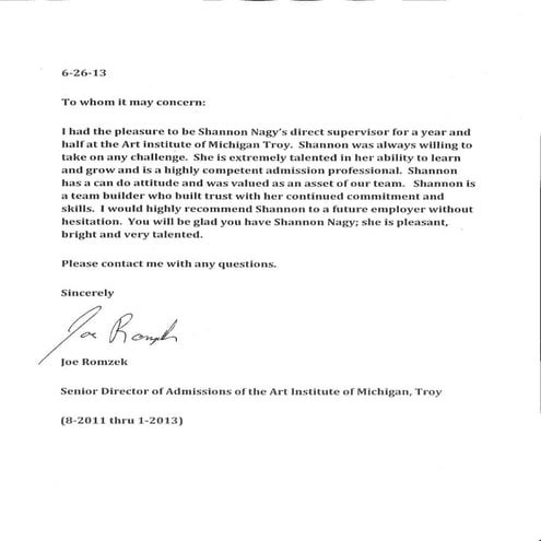 Letterofrecommendation-Joe | PDF