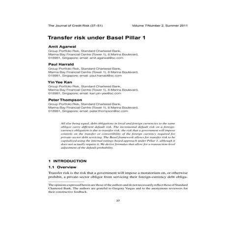 TransferRisk_JCreditRisk | PDF