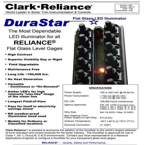 LED Illuminator for Flat Glass Level Gages | PDF