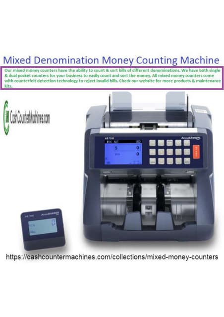 Cash Counting Machine | PDF