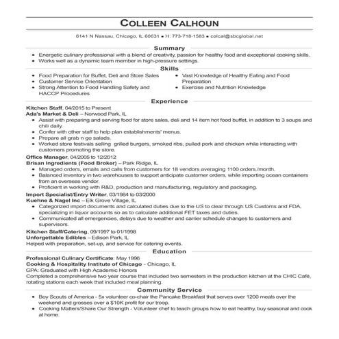 COLLEEN Resume 1(2) | PDF