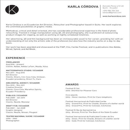 cv KARLAC 2017 EN | PDF