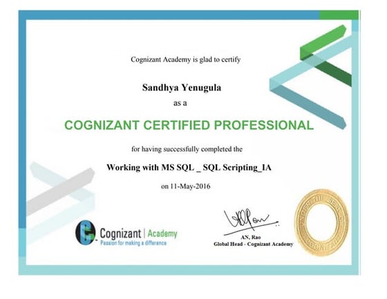 ANSI_SQL_Skill_Certification | PPT