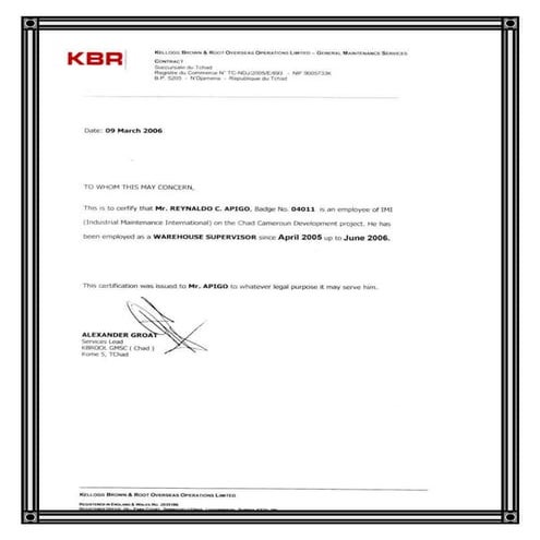 Rey Cert. (KBR) | DOCX