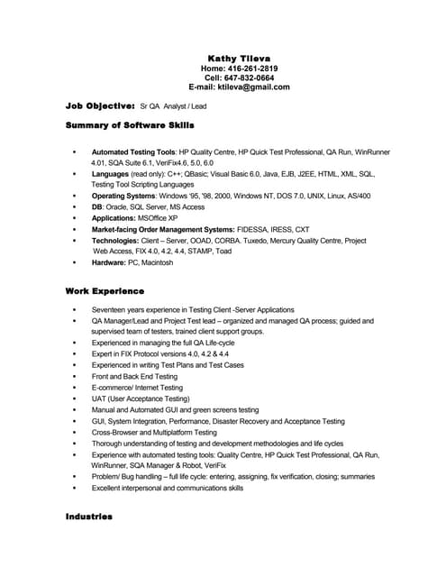 Jordan Garth general resume 2015 | PDF
