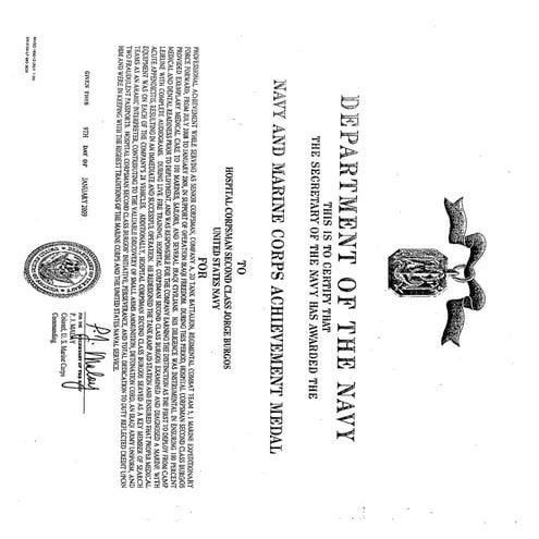 Navy and Marine Achievement Medal | PDF