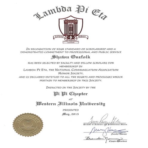Lambda Pi Eta | PDF