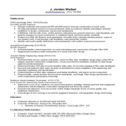 Jordan Weibel's Resume | DOCX