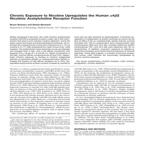 upregulHuman4b2nAChR | PDF