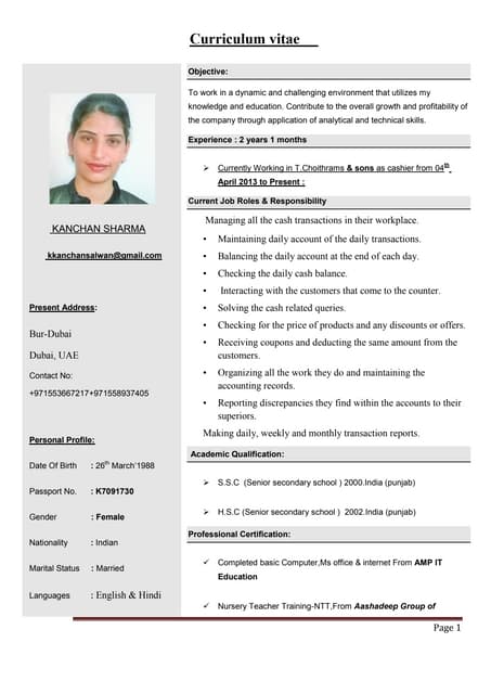 CV Sayali Gandhi | DOCX | Business | Business and Finance