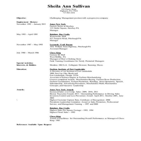 Sheila's NEW resume | PDF