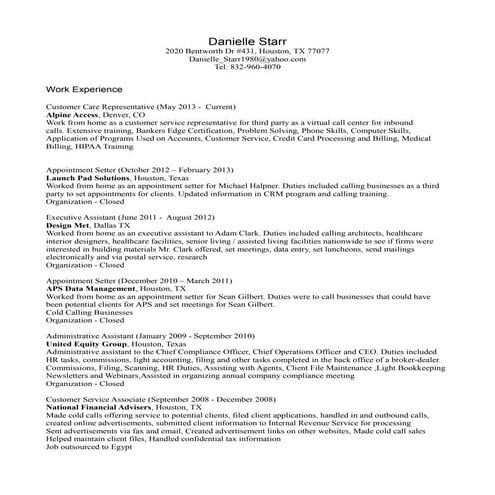 Michel Jordan resume 6-19-16 risk | DOC