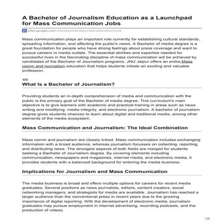 A Bachelor of Journalism Education as a Launchpad for Mass Communication Jobs.pdf