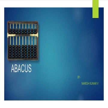 Abacus | PPTX
