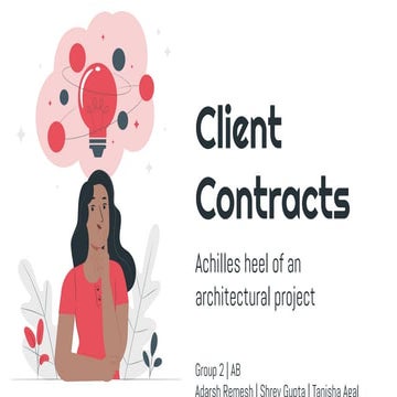 how to write a client contract according to MAP | PDF