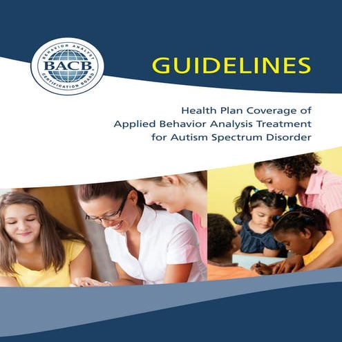 Aba guidelines for_asd | PDF