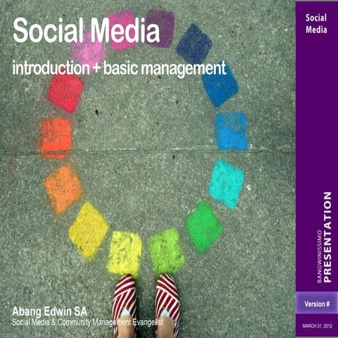 SOCIAL MEDIA: INTRODUCTION & BASIC MANAGEMENT | PPT