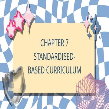 Standards based curriculum | PPTX
