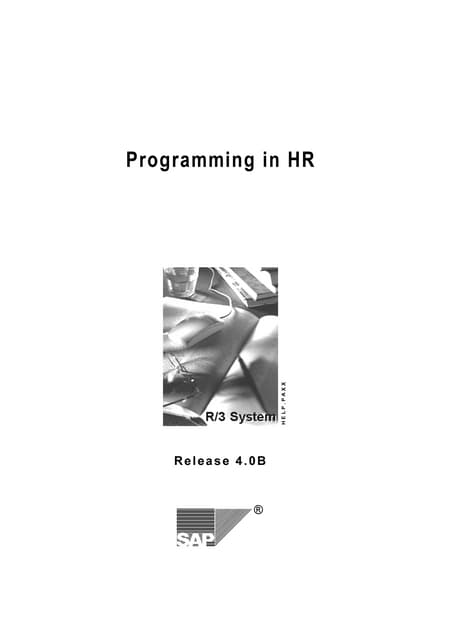 Abap Hr Programming Pdf Databases Computer Software And Applications