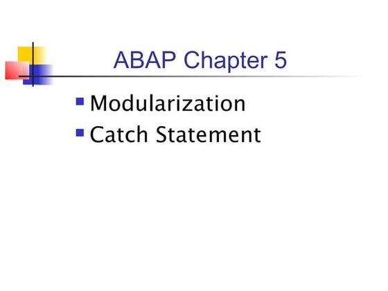 Sap Abap Module Pool Programming Give By Rahul Mehta Ppt 0442
