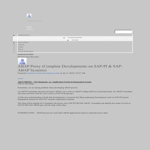 Abap Proxy Docx Computing Technology And Computing 6998
