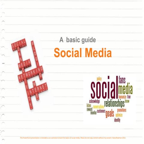 A basic guide to using social media | PPT