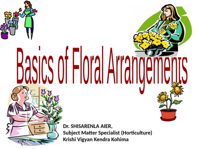 Types of flower arrangement | PPTX