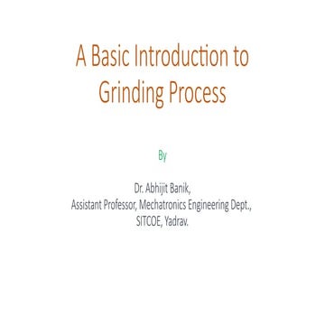 A Basic Introduction to Grinding Process.pptx