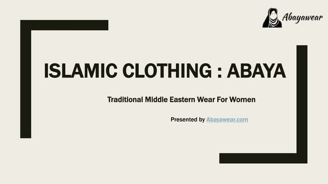 Abaya Dress – Symbol of Modesty and Cultural Identity.pdf