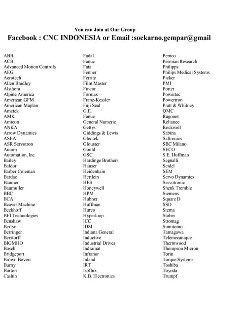 Complete g code list | PDF