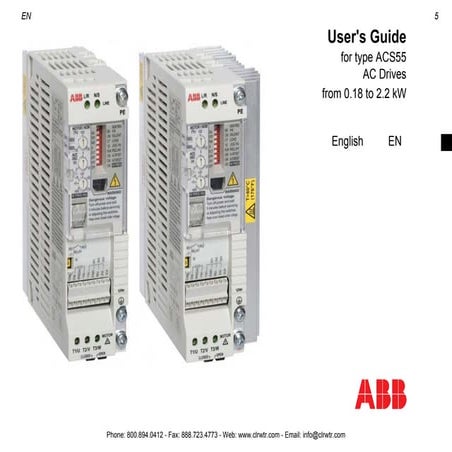 Abb acs55-users-guide | PDF