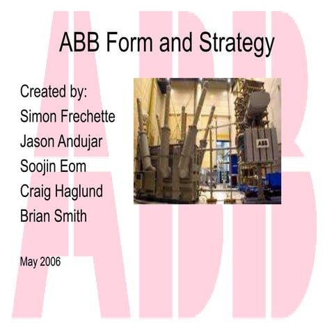 abb-form-and-strategy-created-by816.ppt | Business Utilities | Business