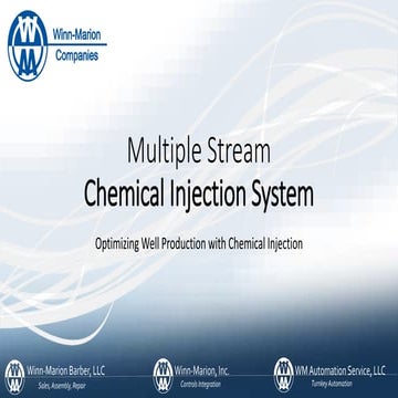 Winn-Marion - Chemical Injection System | PPTX