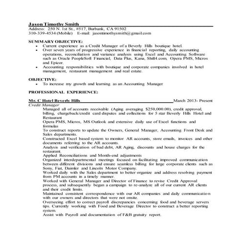 Jason Timothy Smith resume | DOCX