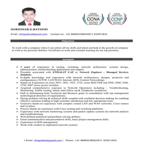 Resume shridhar rathod v1 | DOC