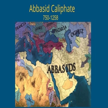 Presentation on the history of Abbasid Caliphate | PPTX