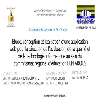 Presentation (SOUTENANCE) : PFE | PDF