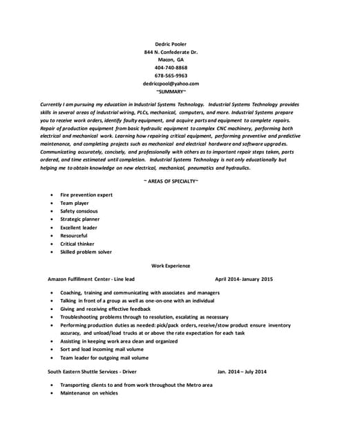 RODNEY DUBOIS-RESUME | PDF