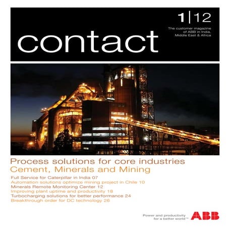 ABB CONTACT INDIA Issue 1/12 | PDF