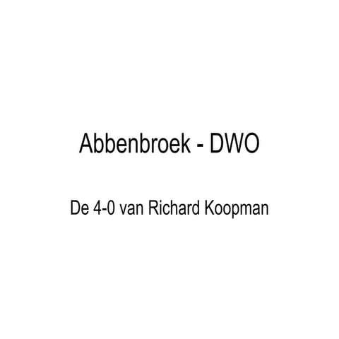 Abbenbroek4-0 | PPT